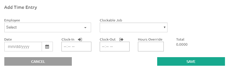 Manage Timesheets